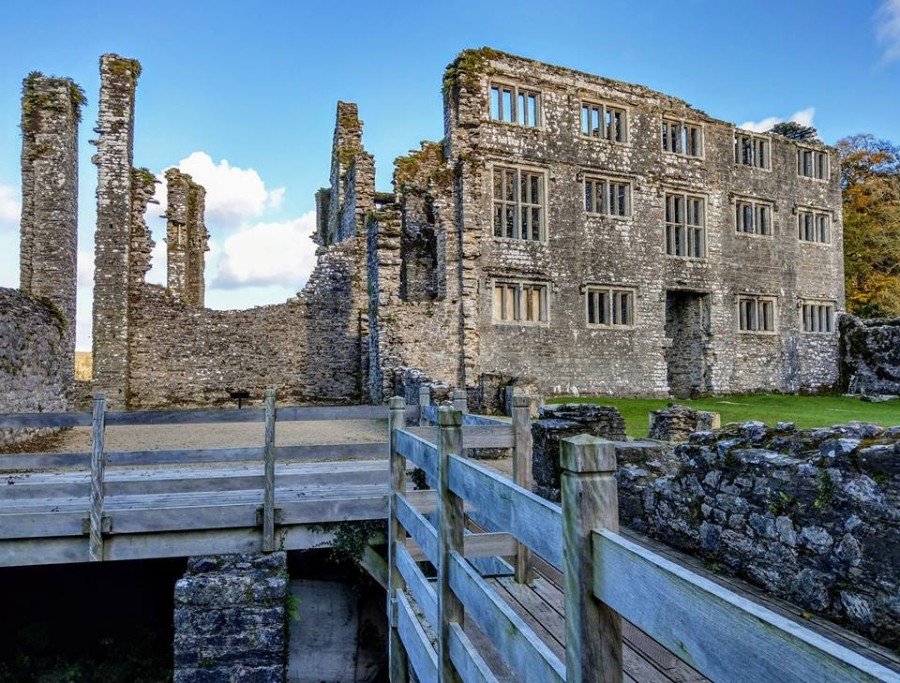 Discover the ghoulish tales surrounding some romantic ruins ...